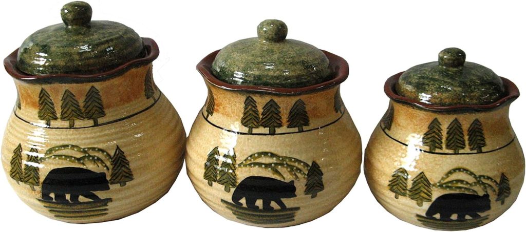 Paseo Road by HiEnd Accents | Rustic Bear 24 Piece Ceramic Dinnerware ...